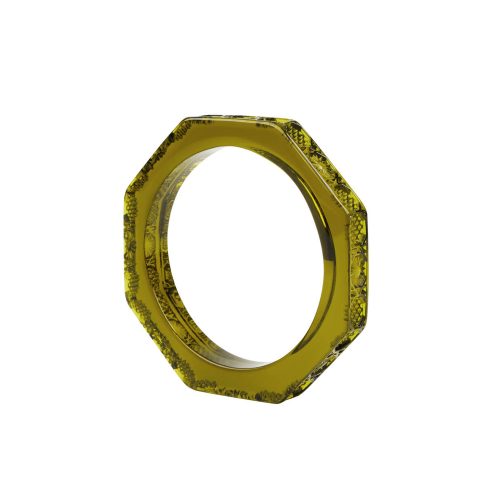Slim Octagon Bangle Olive – DOUGLASPOON