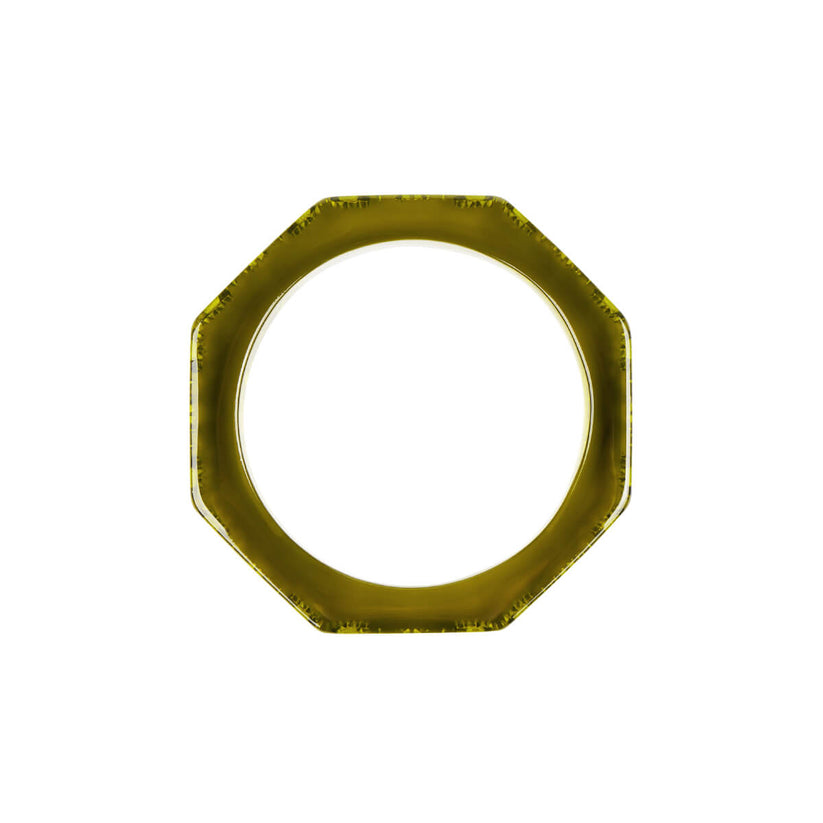 Slim Octagon Bangle Olive – DOUGLASPOON